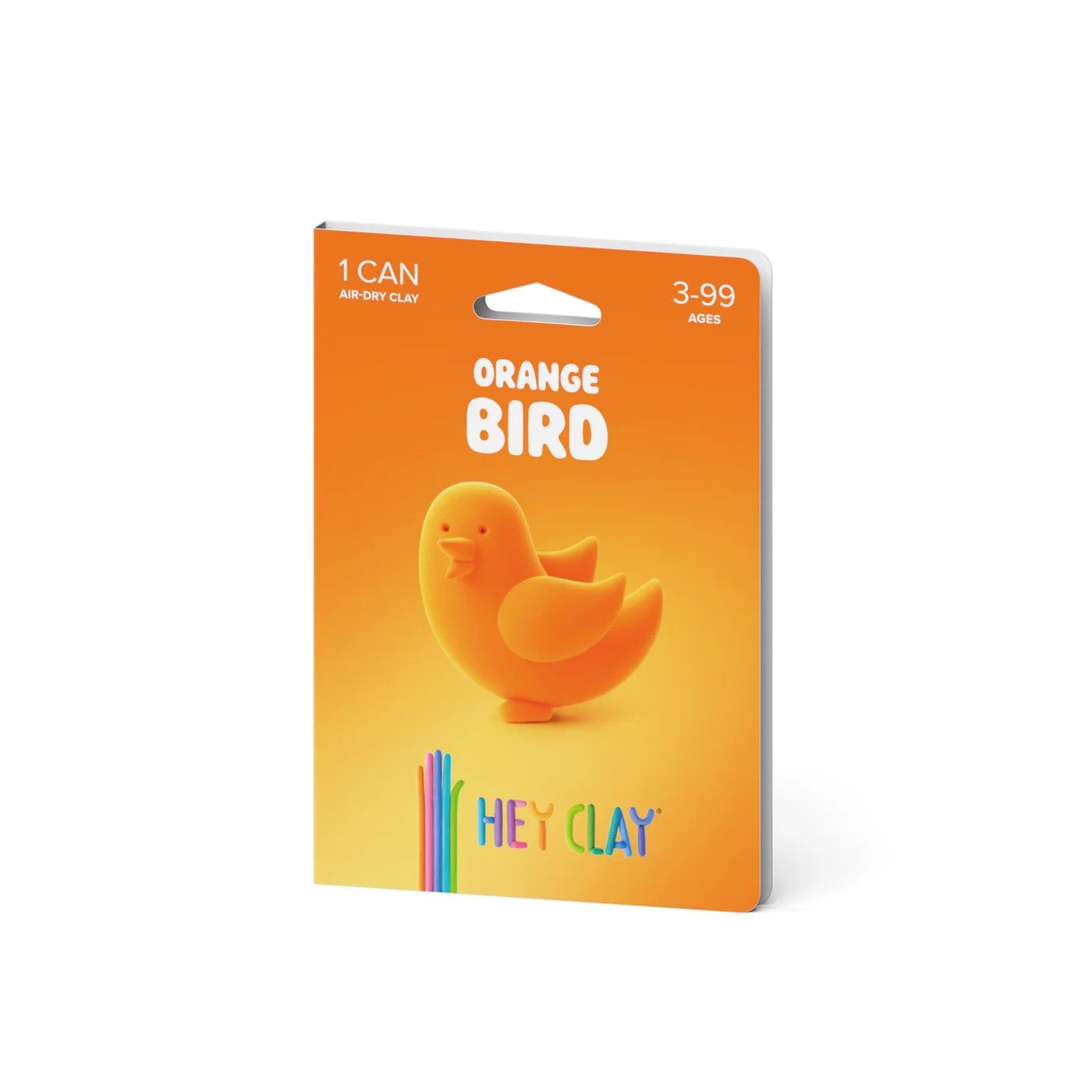 HEY CLAY orange bird one can - Ukkies & Pukkies